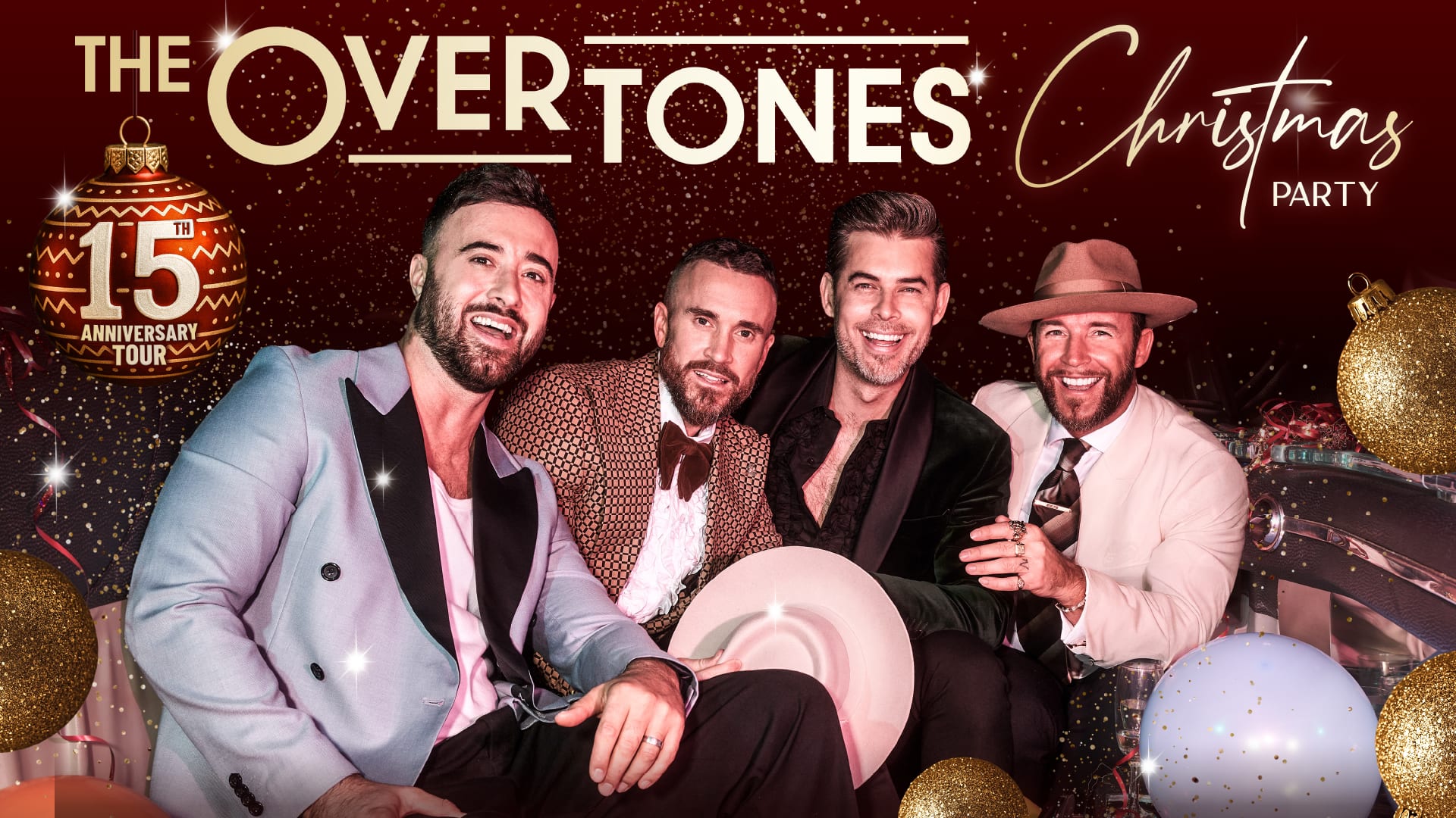 The Overtones Christmas Party Tickets | Granville Theatre in Ramsgate | ATG Tickets